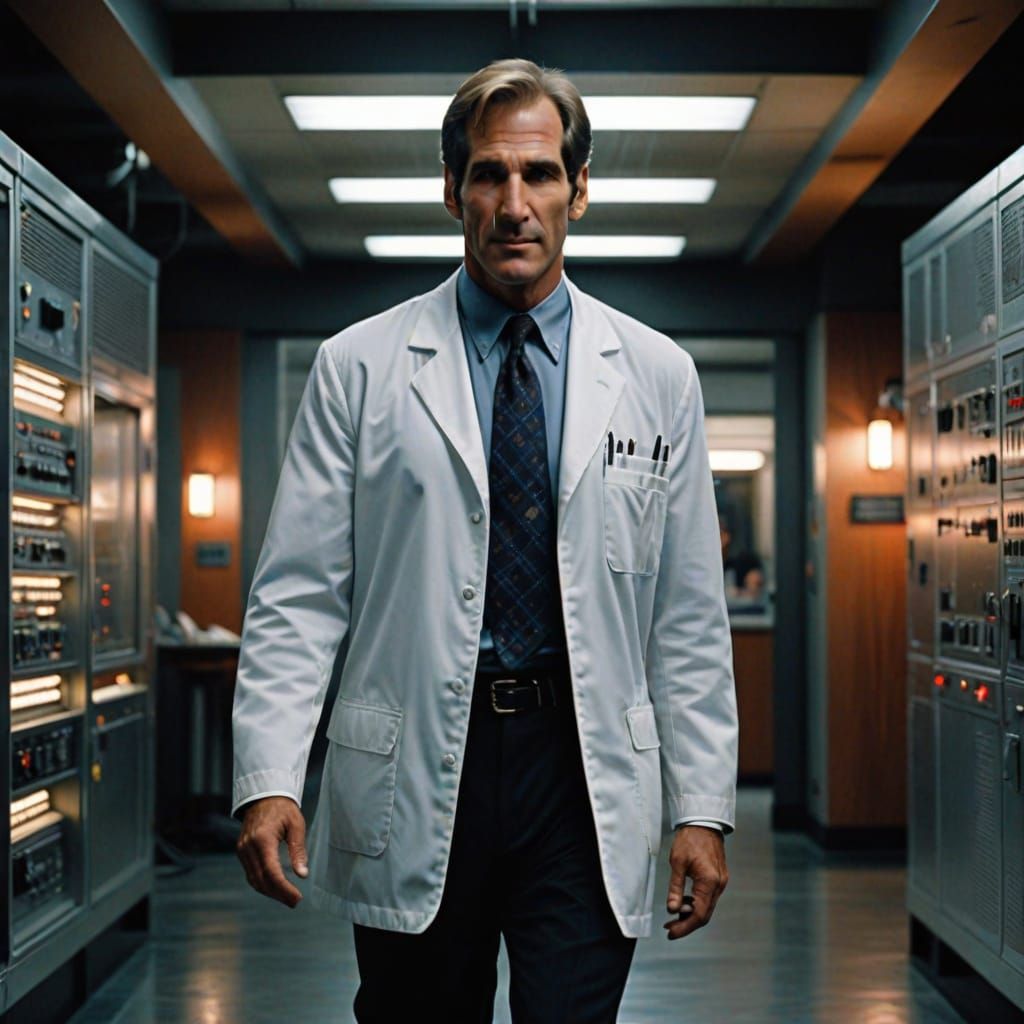 Quantum Leap series with young Scott Bakula as Dr. Sam Beckett stepping ...