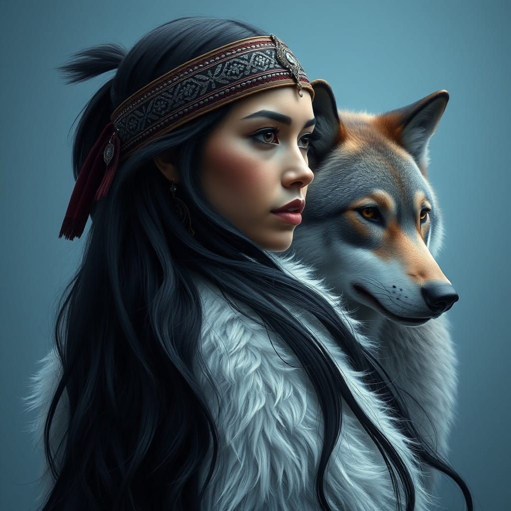 Native American lady - Native American lady