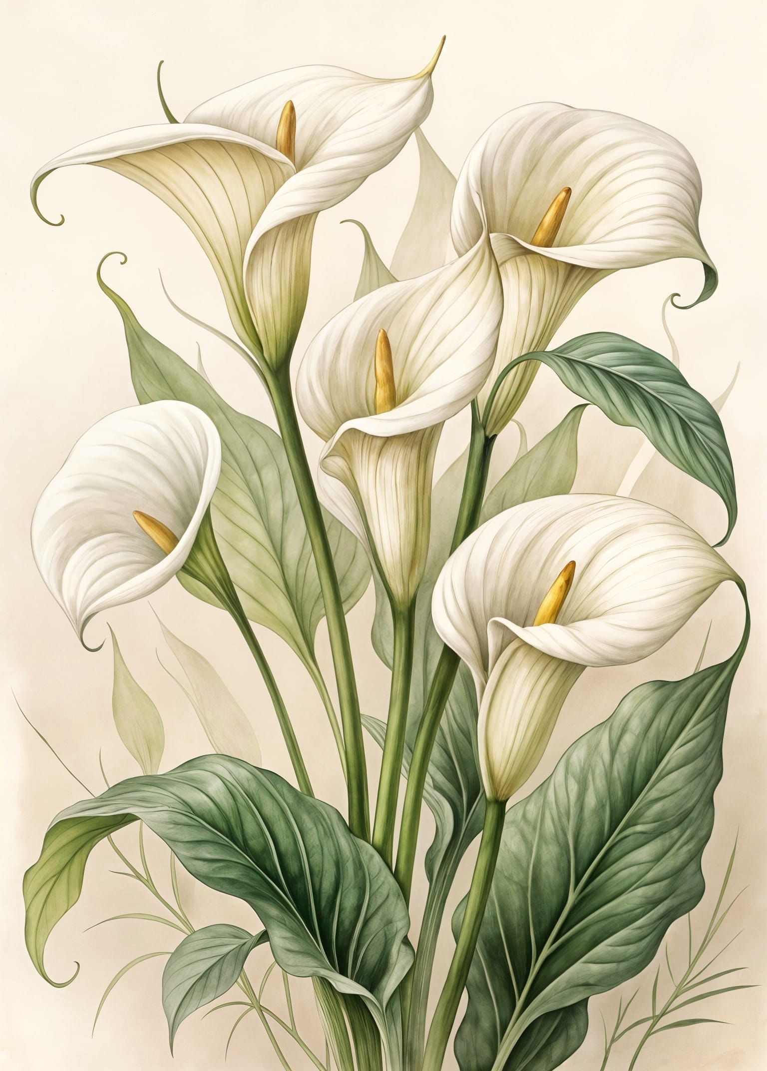 Calla Lily Illustration - Calla Lily Illustration