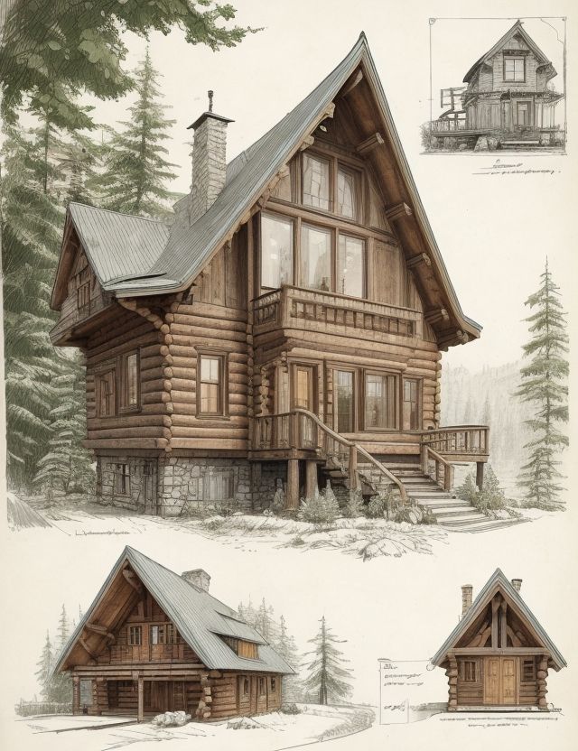 old style architectural design - AI Generated Artwork - NightCafe Creator