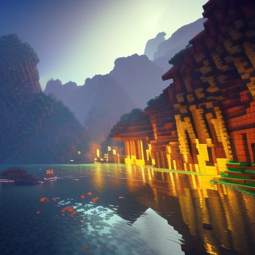 Minecraft - AI Generated Artwork - NightCafe Creator