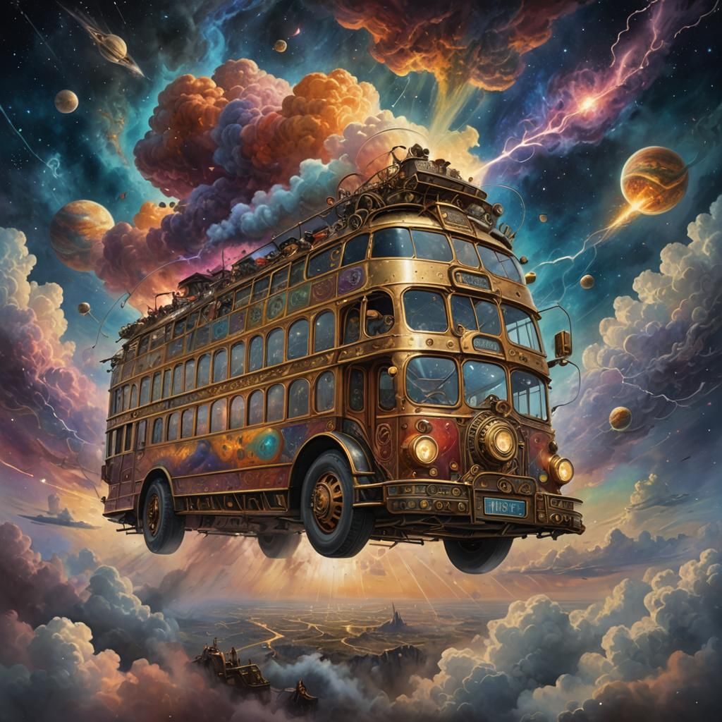 Space Bus - AI Generated Artwork - NightCafe Creator