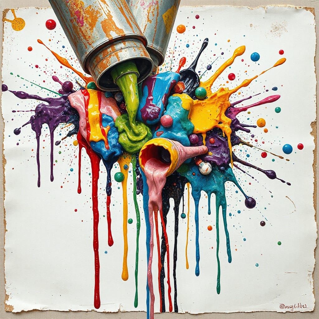 Just useless Dripping paint... - Just useless Dripping paint...