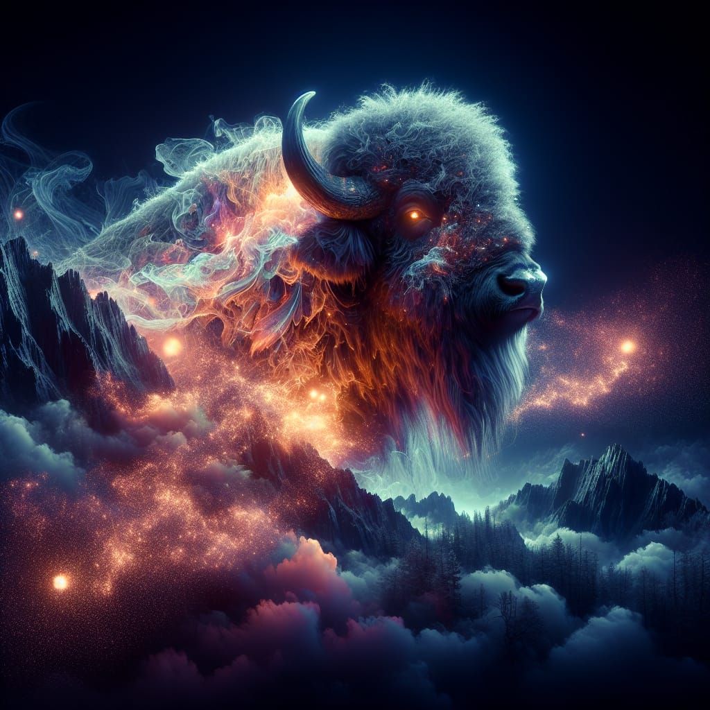 Buffalo Sky - AI Generated Artwork - NightCafe Creator