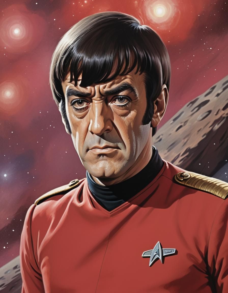 Patrick Troughton as Montgomery Scott, Star Trek TOS - AI Generated ...