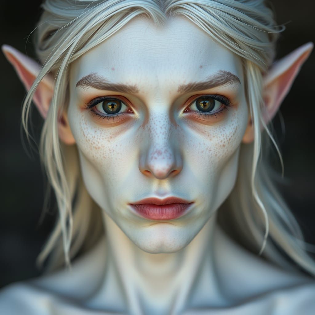 Porcelain skinned elf - Ethereal Elf in Porcelain Skin