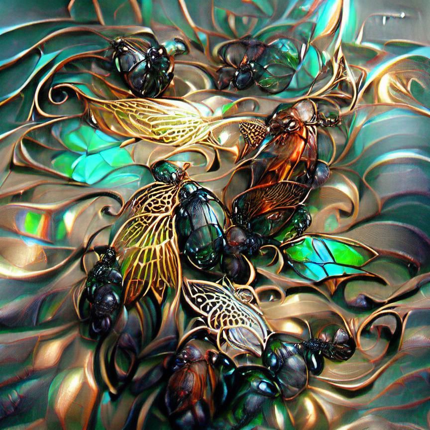 Fractal Fusion Experiment 212 - AI Generated Artwork - NightCafe Creator