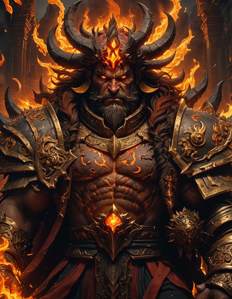 Lord of Fire - AI Generated Artwork - NightCafe Creator