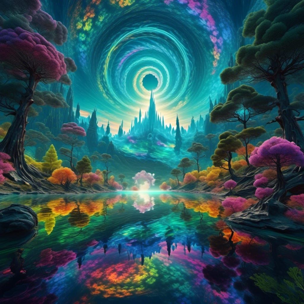 Encounter with the numinosum. - AI Generated Artwork - NightCafe Creator