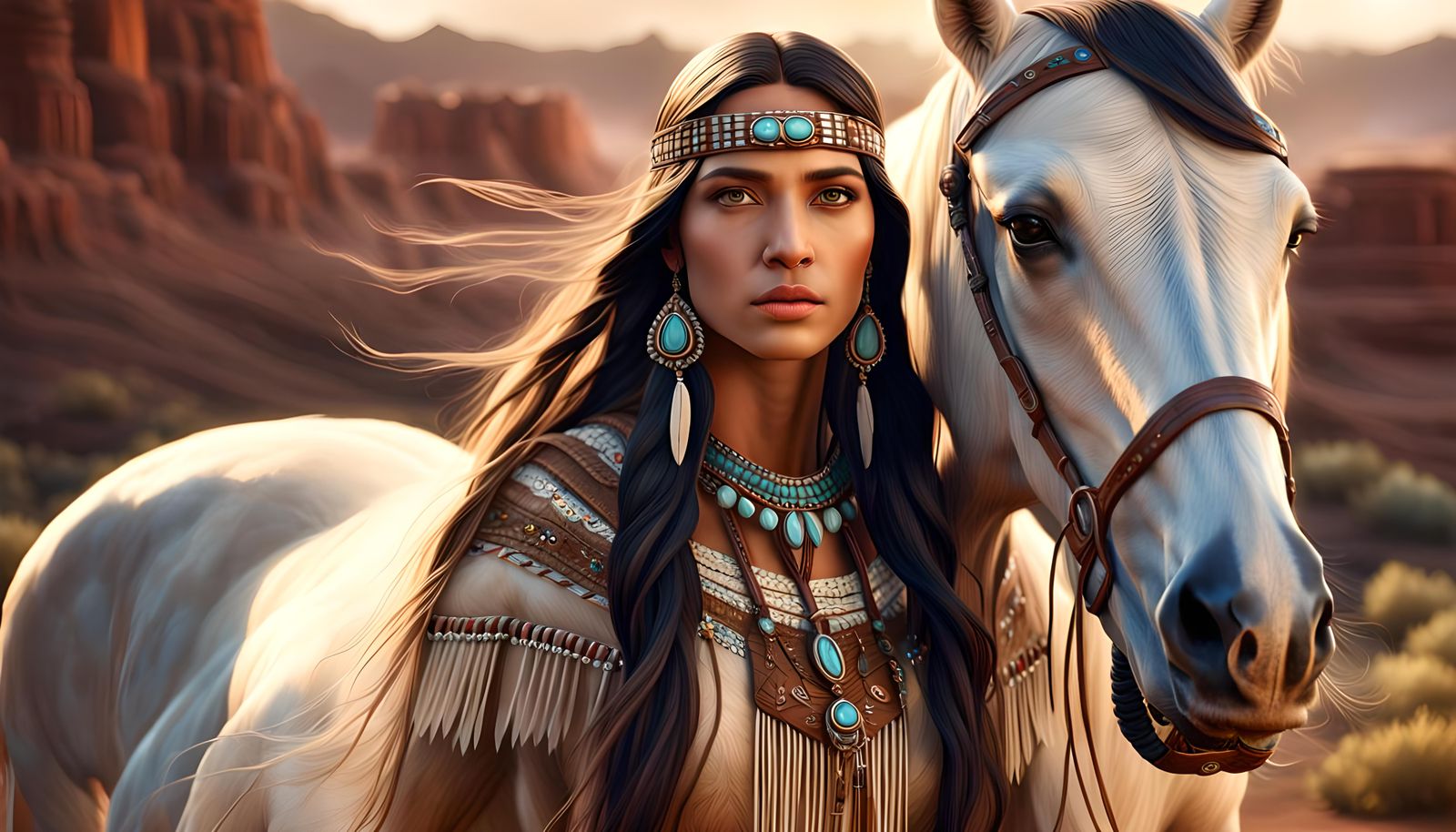 native American - AI Generated Artwork - NightCafe Creator