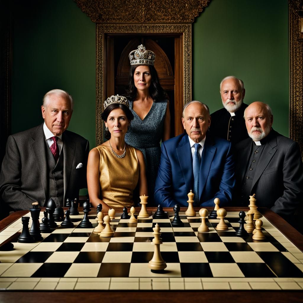 The Chess Family 2 - AI Generated Artwork - NightCafe Creator