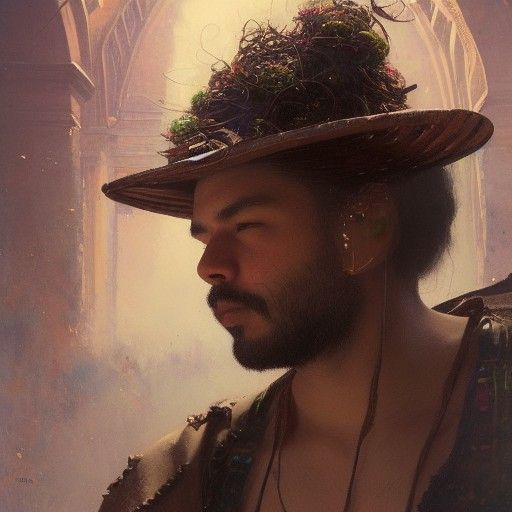 Vine hat - AI Generated Artwork - NightCafe Creator