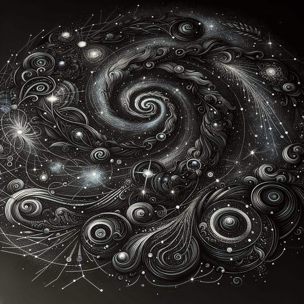 Galactic map - AI Generated Artwork - NightCafe Creator