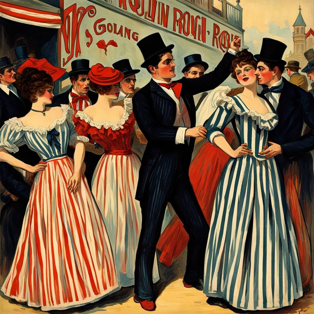 French Moulin Rouge - AI Generated Artwork - NightCafe Creator