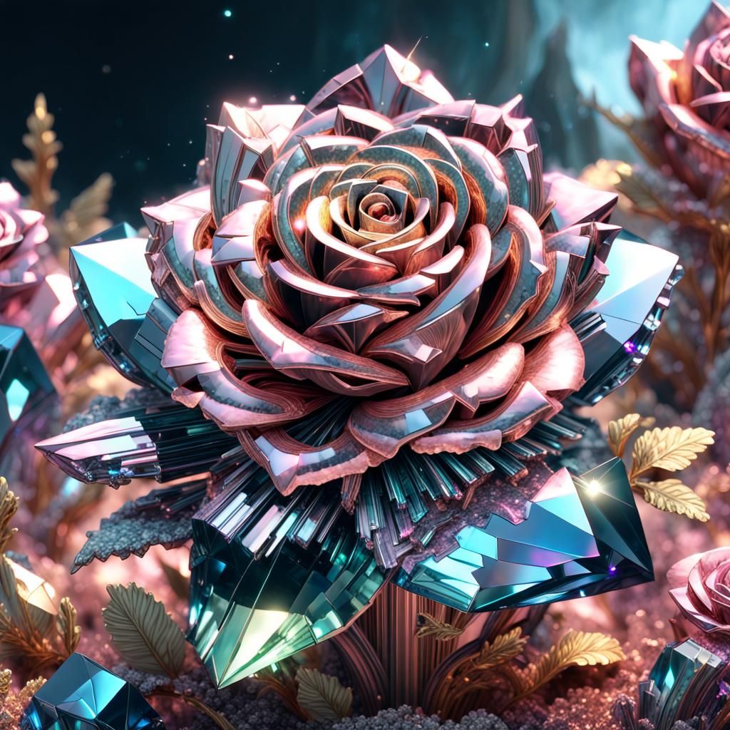 Rose - AI Generated Artwork - NightCafe Creator