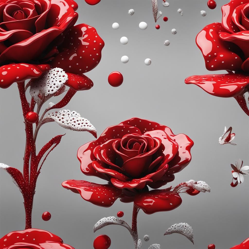 Red Roses - AI Generated Artwork - NightCafe Creator