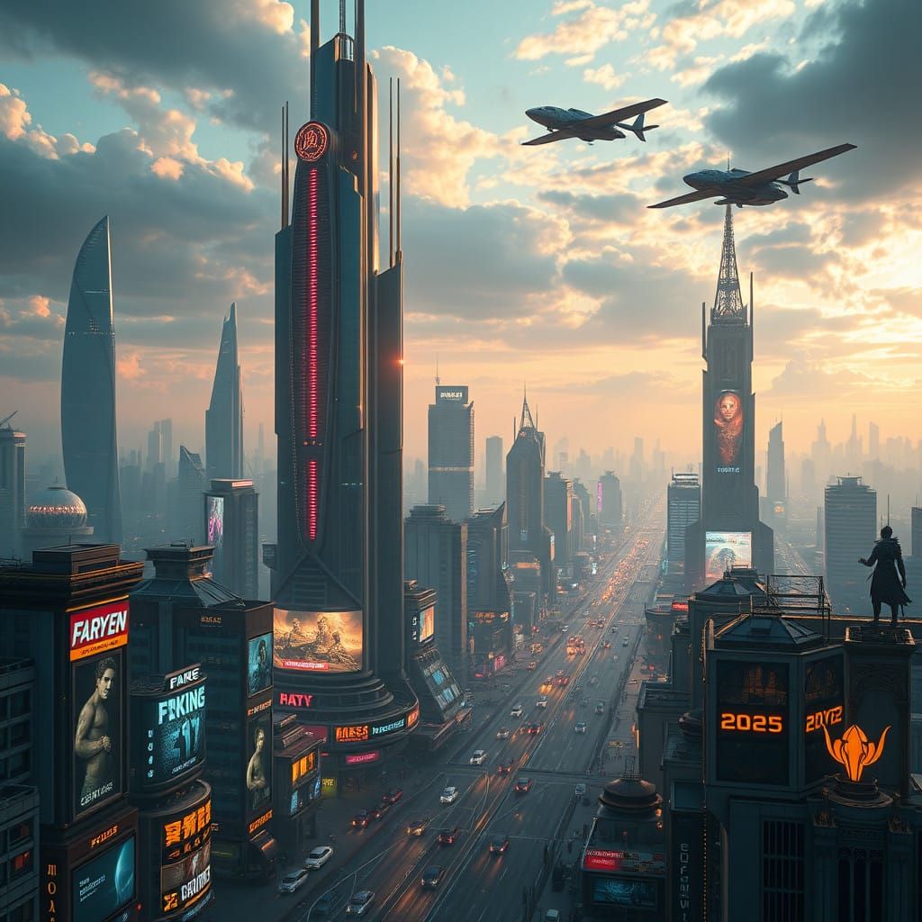 Future Cityscapes of 2025: A Vision of Wonder and ... - AI Art
