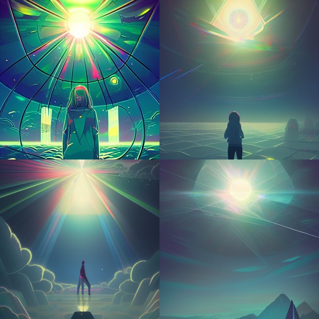 Multifaceted prism sparkling in a beam of sunlight, 8k resolution ...