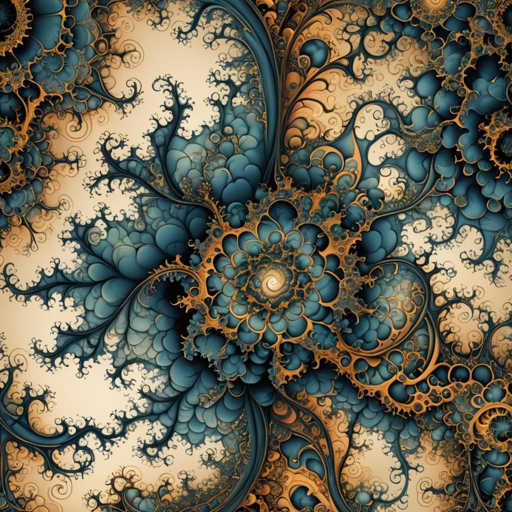 Mandelbrot Fractal - AI Generated Artwork - NightCafe Creator