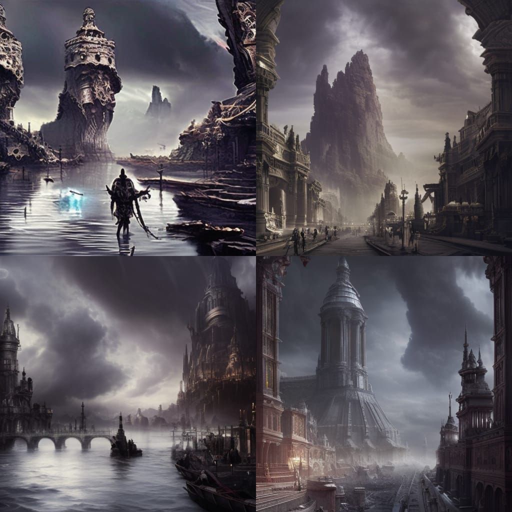 Death Epic cinematic brilliant stunning intricate meticulously detailed ...