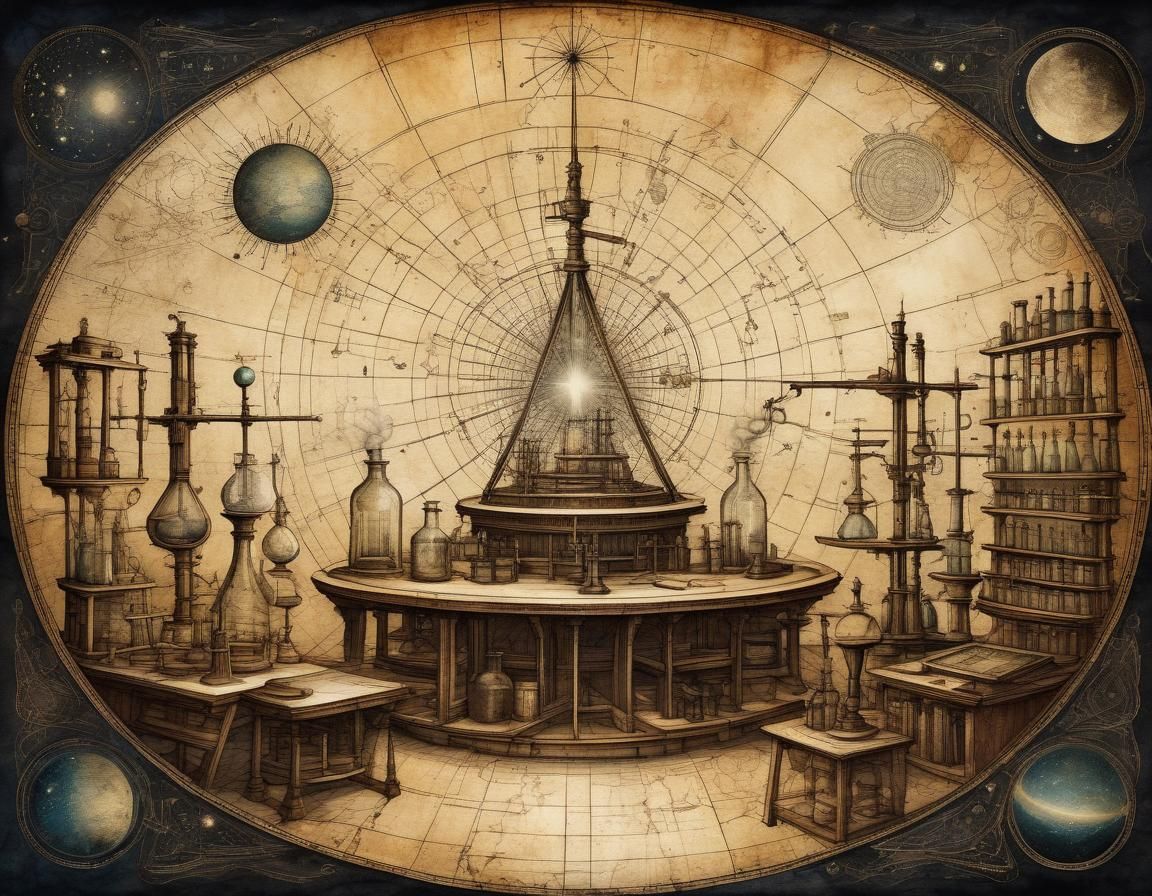 alchemist laboratory, 1522 - AI Generated Artwork - NightCafe Creator