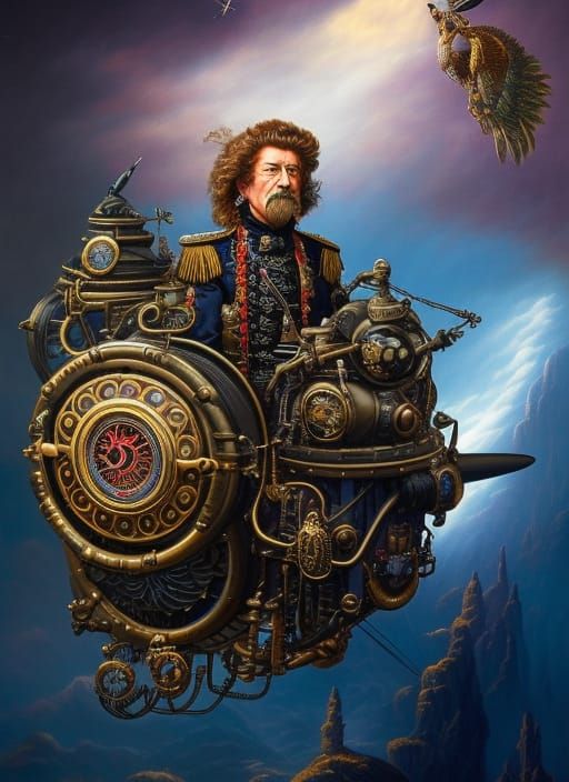Steampunk Captain - AI Generated Artwork - NightCafe Creator