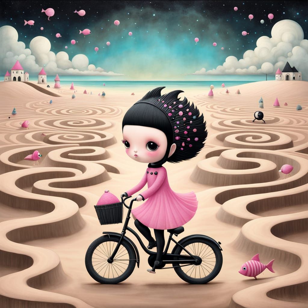 The Labyrinth of the Mermaid Biker - The Labyrinth of the Me...