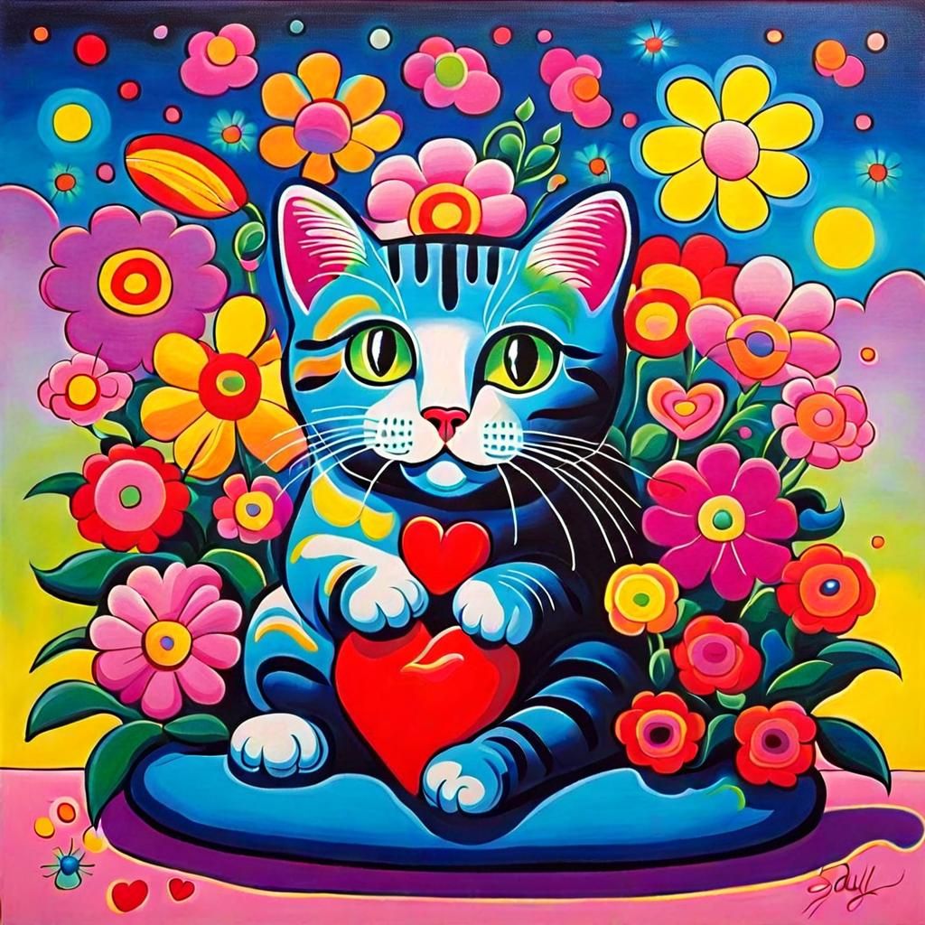 Peter Saul - AI Generated Artwork - NightCafe Creator