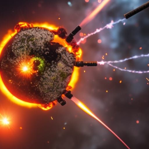 Nuclear fission - AI Generated Artwork - NightCafe Creator