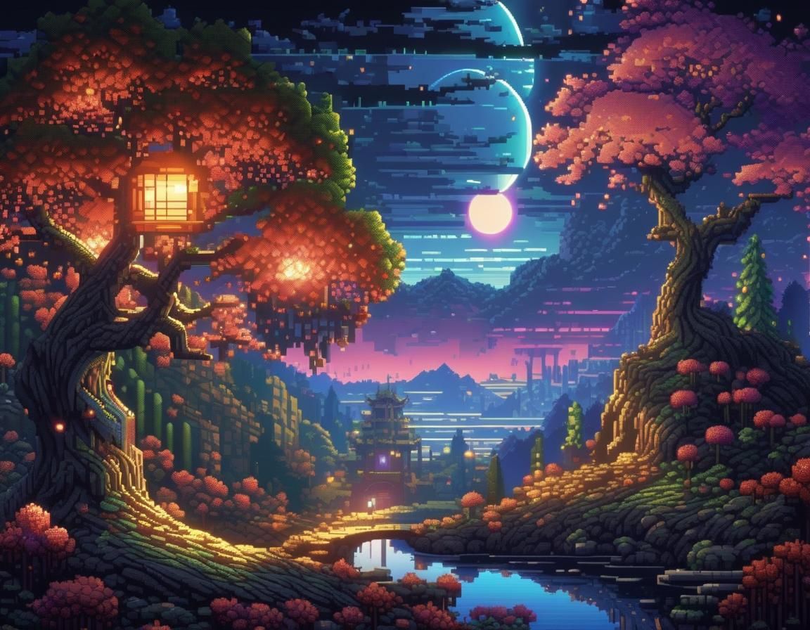 Experiment, Beautiful pixel art - AI Generated Artwork - NightCafe Creator
