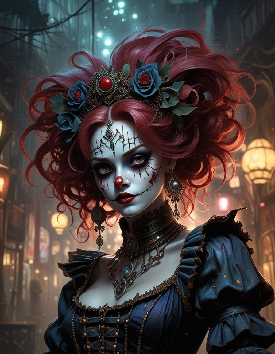 Victorian Carnival Woman - Victorian Carnival Woman