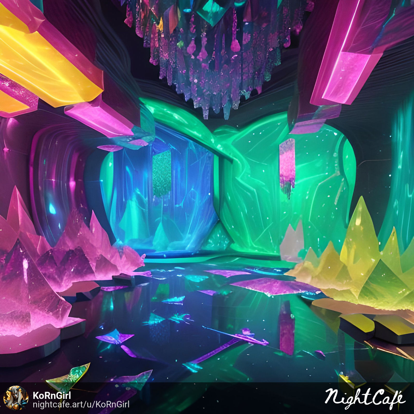 Evolved Neon Mess - AI Generated Artwork - NightCafe Creator