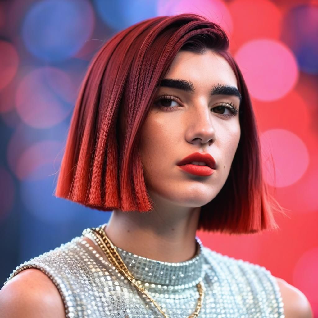 Dua Lipa - AI Generated Artwork - NightCafe Creator