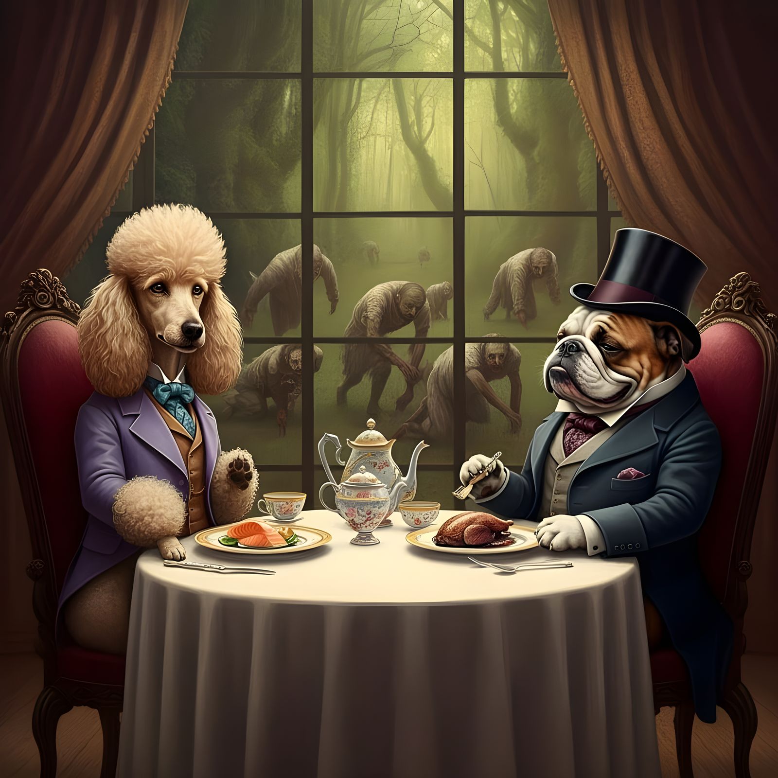 Civilized animals and Wild Humans - Civilized animals and Wi...