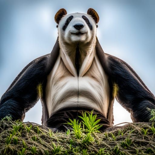 Mighty Panda - AI Generated Artwork - NightCafe Creator