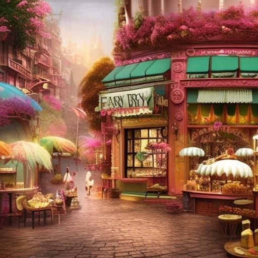 Fairy bakery - AI Generated Artwork - NightCafe Creator