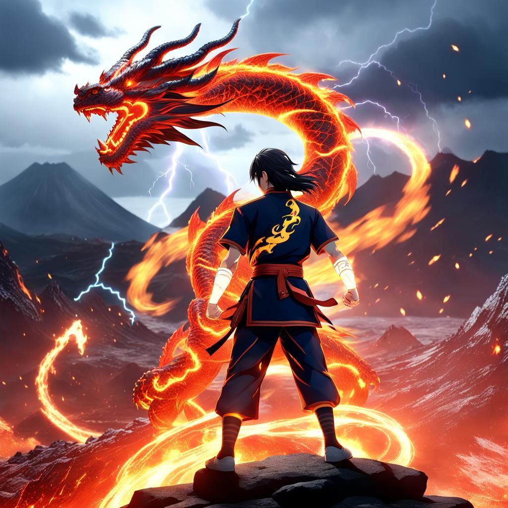 Warrior of Fire - AI Generated Artwork - NightCafe Creator