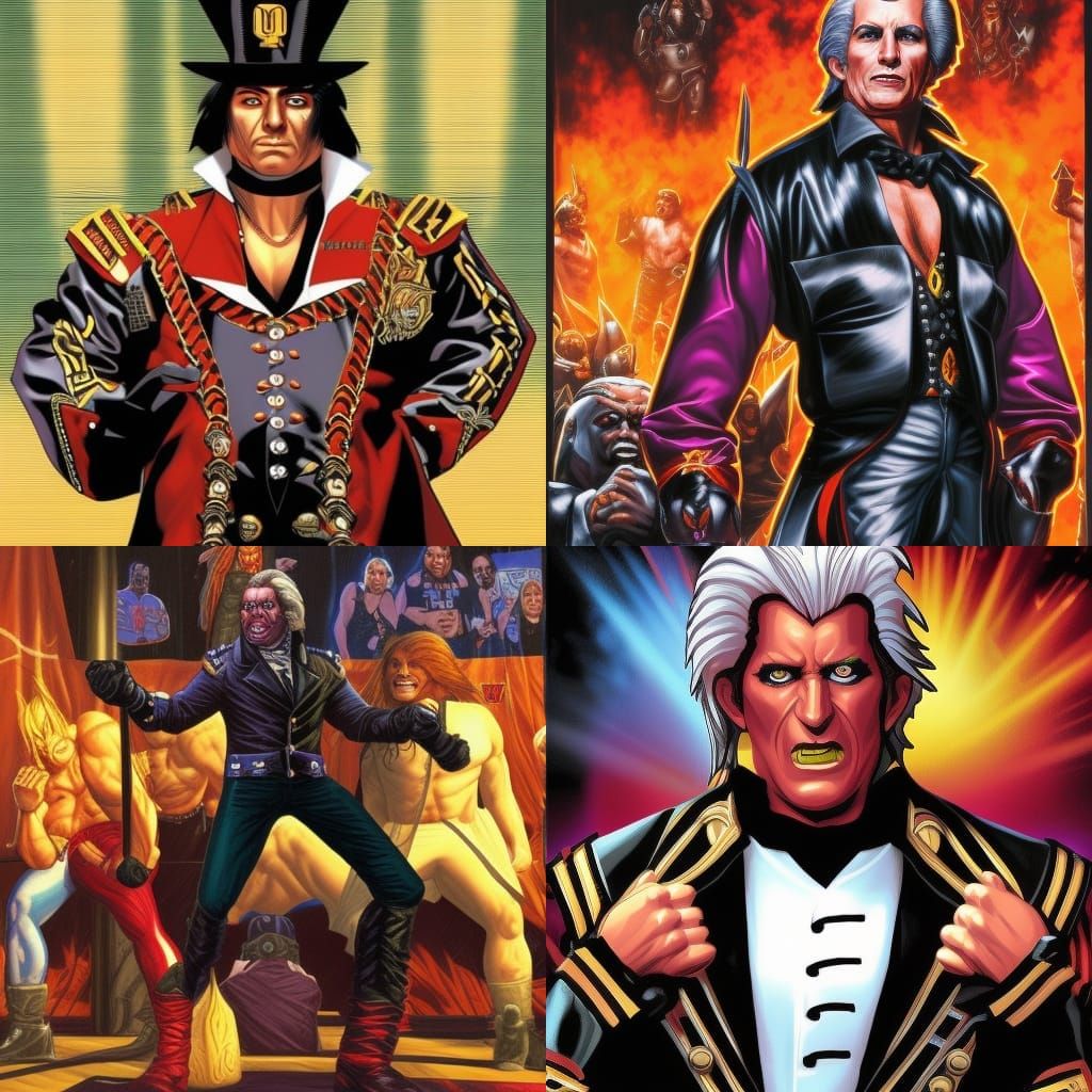 Andrew Jackson as a 2000s Attitude Era WWE Wrestler - AI Generated ...