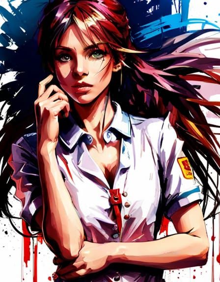 With uniform #3 - AI Generated Artwork - NightCafe Creator