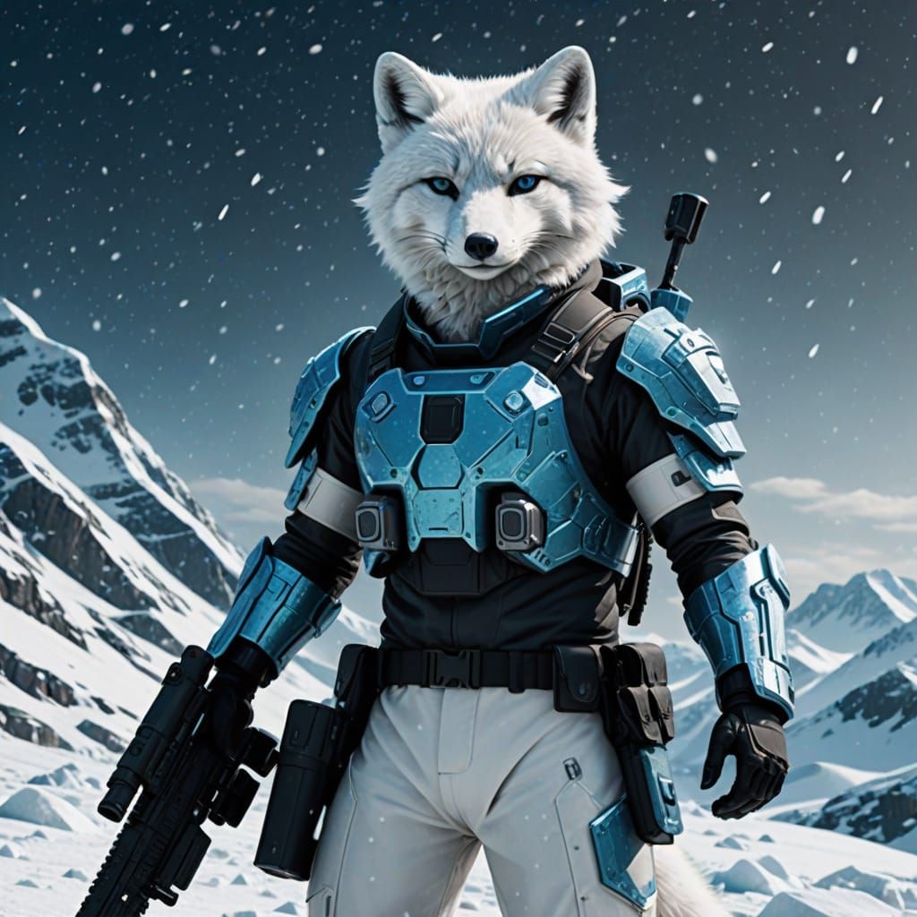 Arctic Fox Soldier from Tail of a Soldier book series