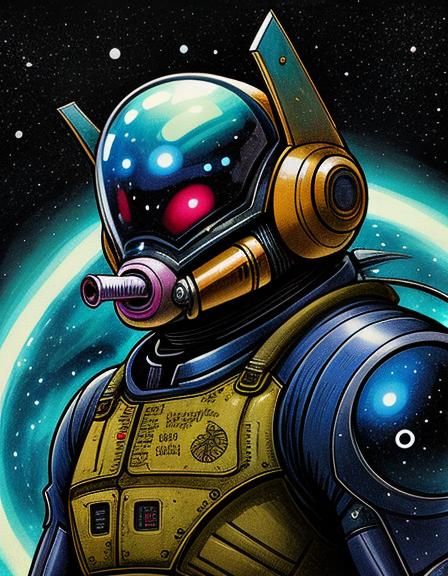 the liquid intake pipe in his mask blowed a tune understandible to all ...