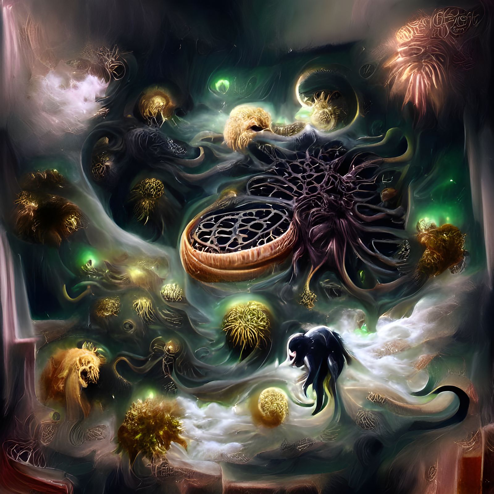 The dream of Azathoth - AI Generated Artwork - NightCafe Creator