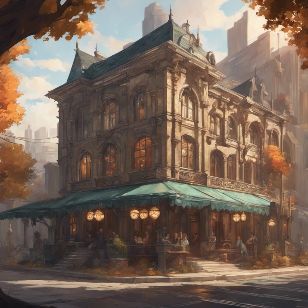 That's so 2022: Modern Art Deco Cafe - AI Generated Artwork - NightCafe ...