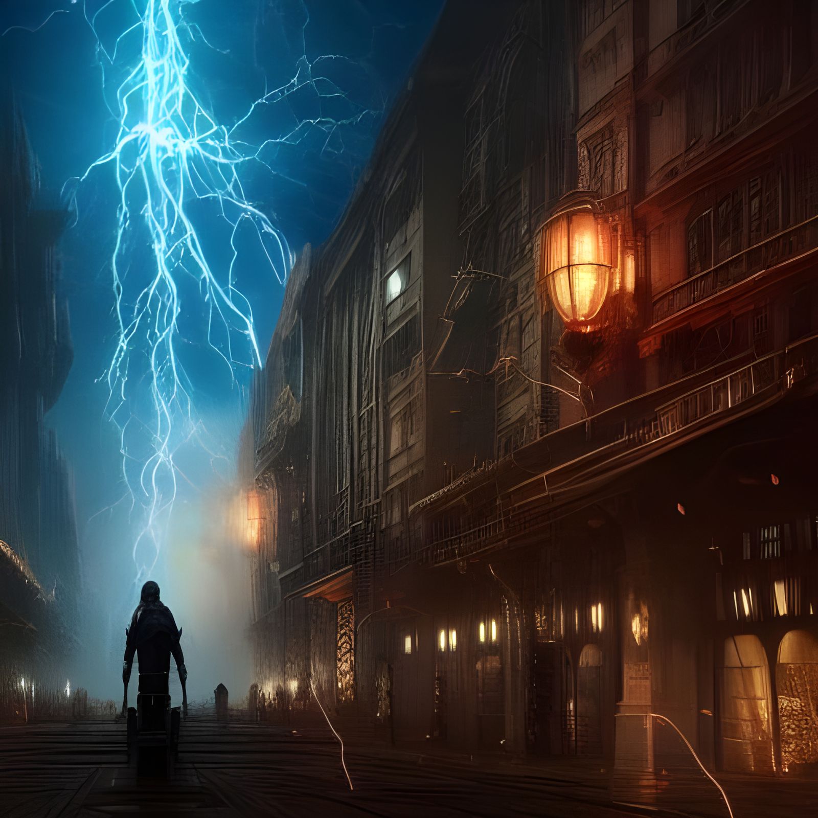 The enormous power of electricity - AI Generated Artwork - NightCafe ...