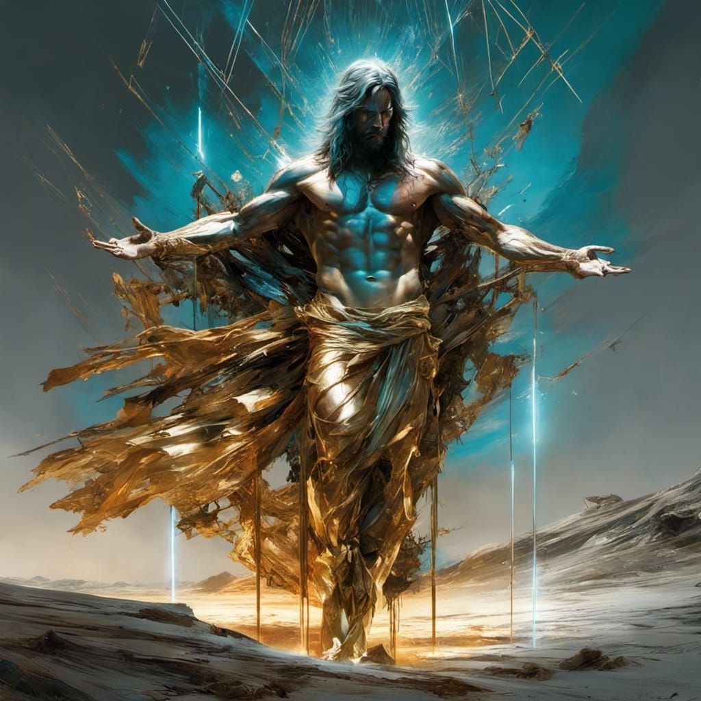 Jesus Christ - AI Generated Artwork - NightCafe Creator