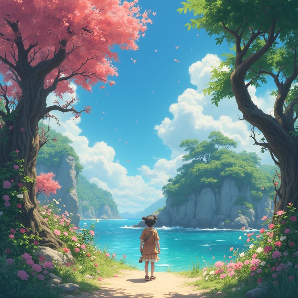 Ghibli art - Whimsical Studio Ghibli-Inspired Anime Art in U...