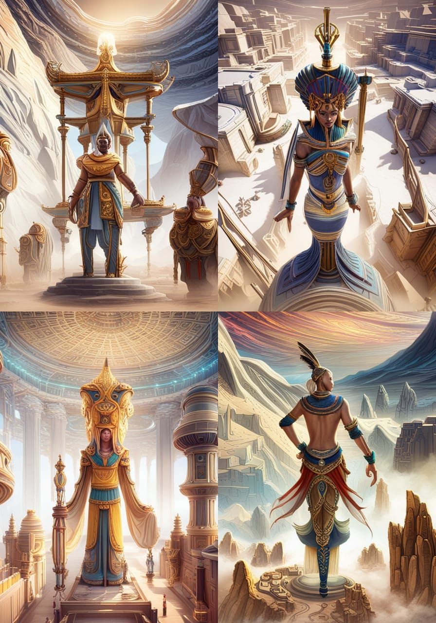 Tet of Osiris, detailed matte painting, deep color, fantastical ...