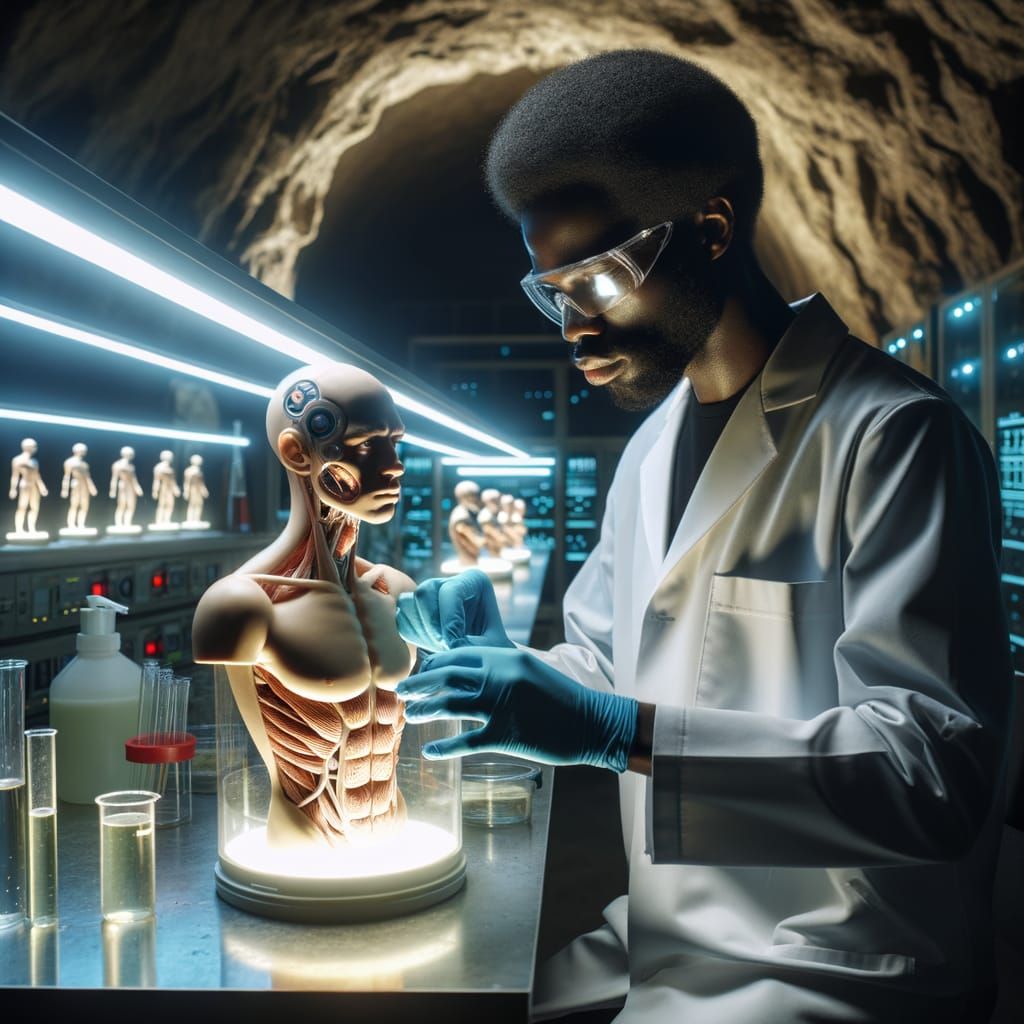 Scientist Creates Humanoid Figures in Underground ... - AI Art