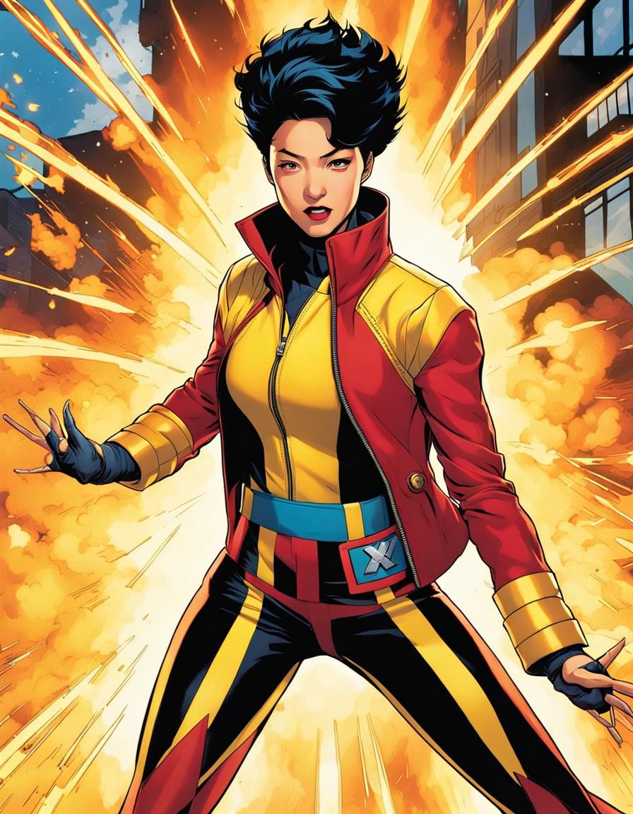Jubilation "Jubilee" Lee from X-Men! My Hero Academia x X-Men! - AI ...