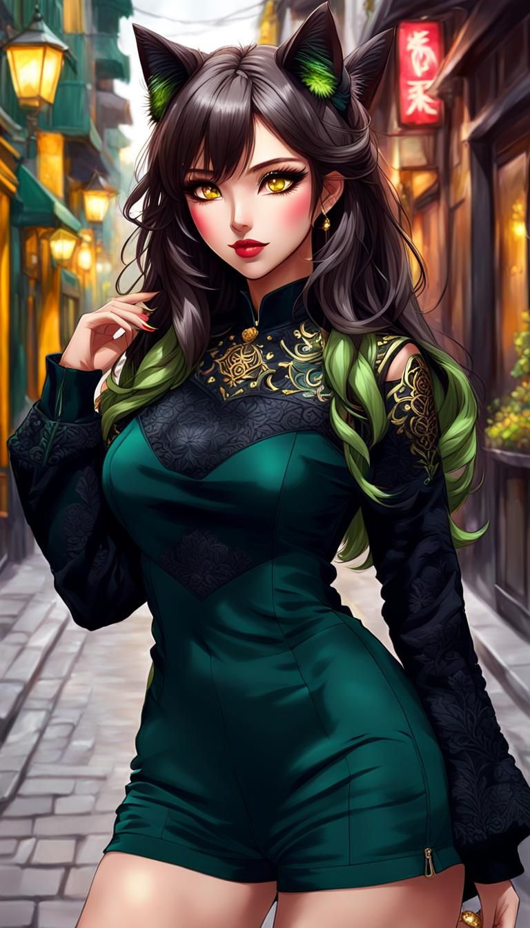 Neko Girl perfect - AI Generated Artwork - NightCafe Creator